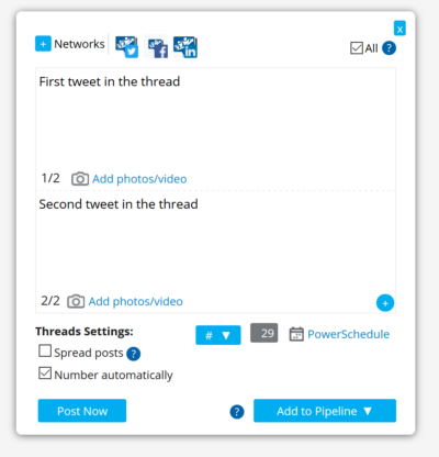 How to number your thread | Fedica Blog