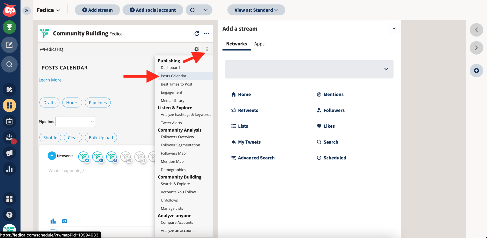 How to Schedule Bluesky Posts with Hootsuite | Fedica Blog