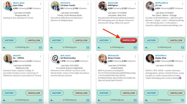 Twitter Inactive Followers (X): Filter and Remove Them Fast | Fedica Blog