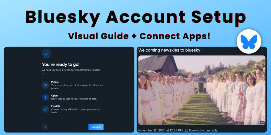 Bluesky Account Setup Visual Guide Step-by-Step | Fedica Blog