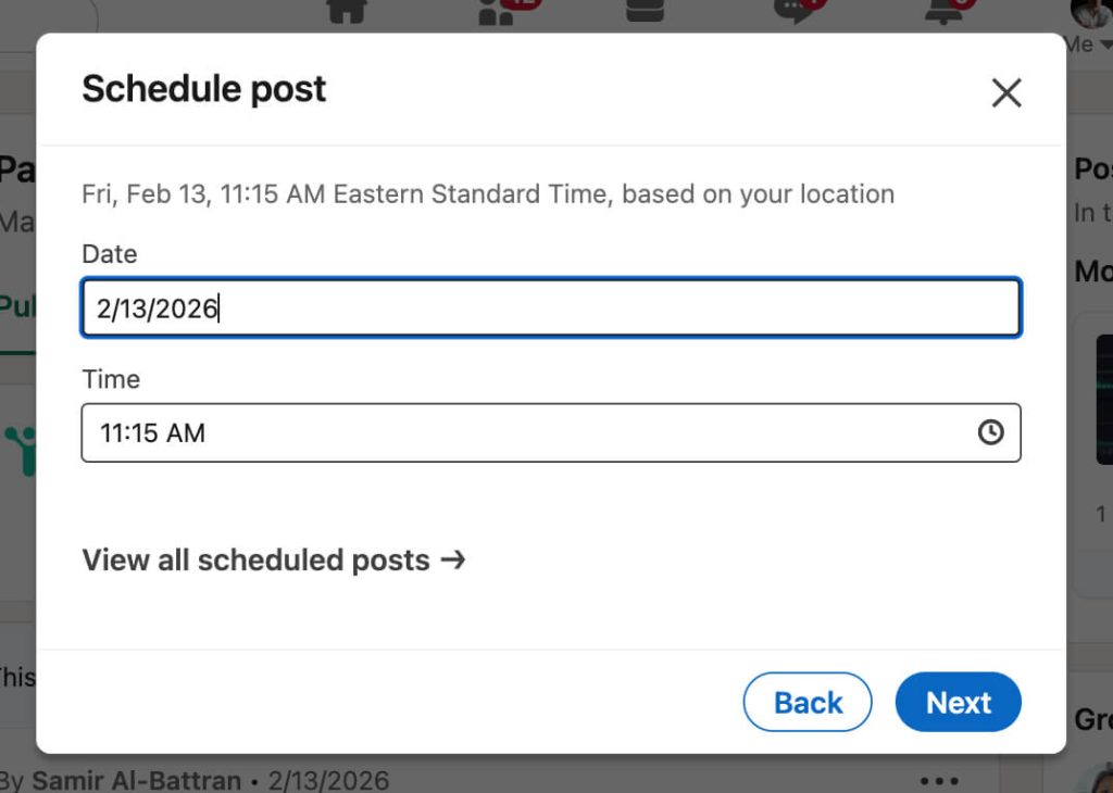 How to Schedule LinkedIn Posts for Free: Save 20+ Hours Monthly ...