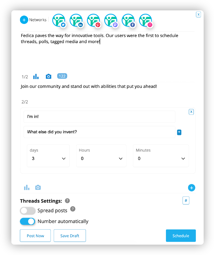 Smart Content Calendar for Social Media